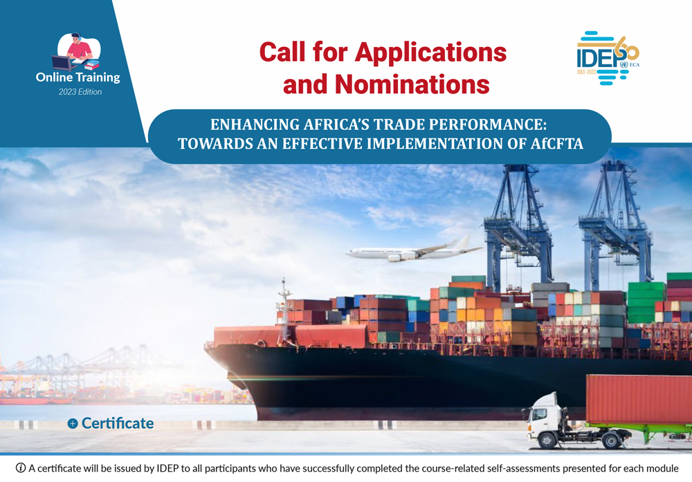 Capacity development and training | IDEP